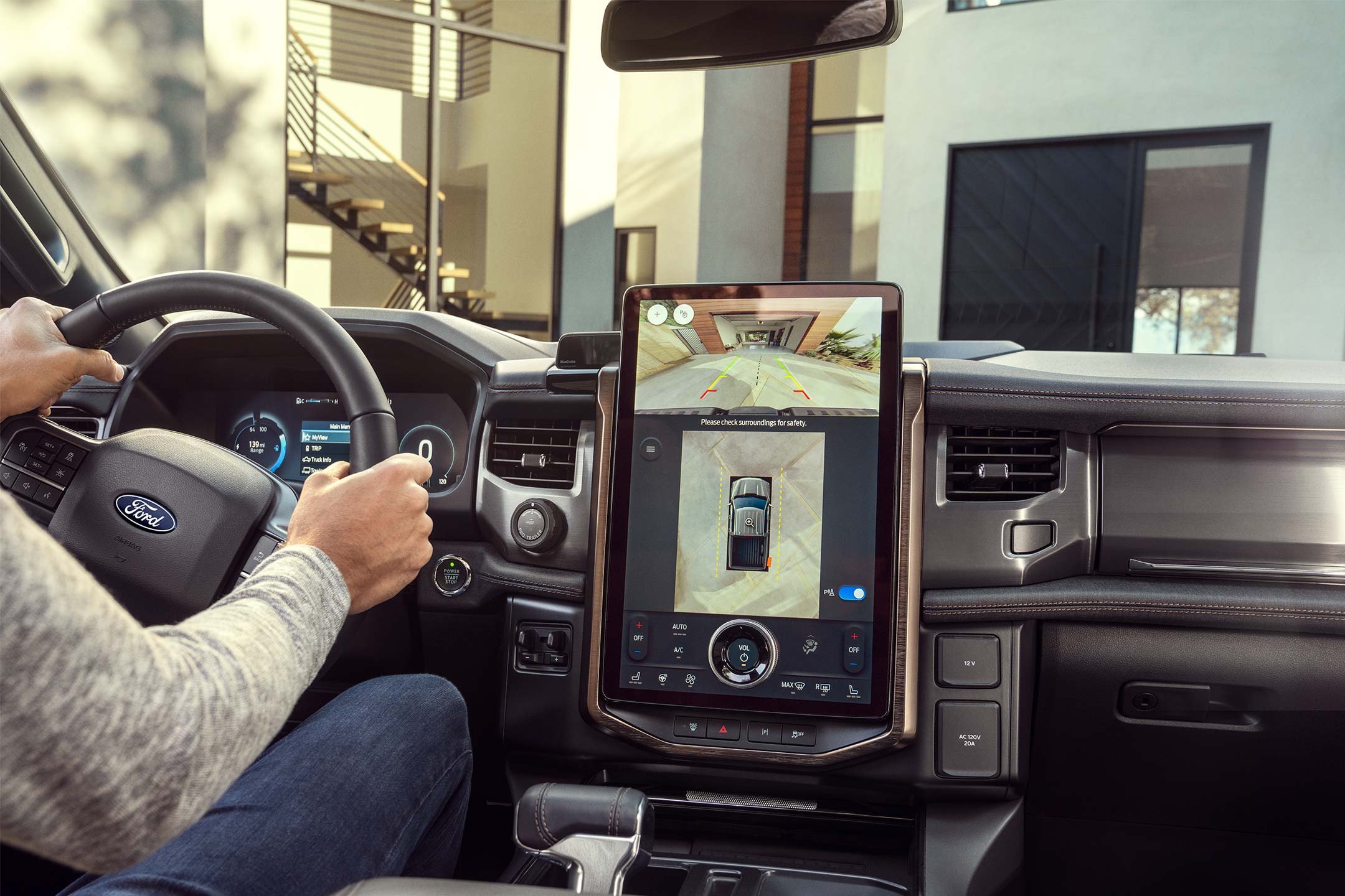 Ford Lightning Interior Armored Typhoon® EV | Alpine Armoring®